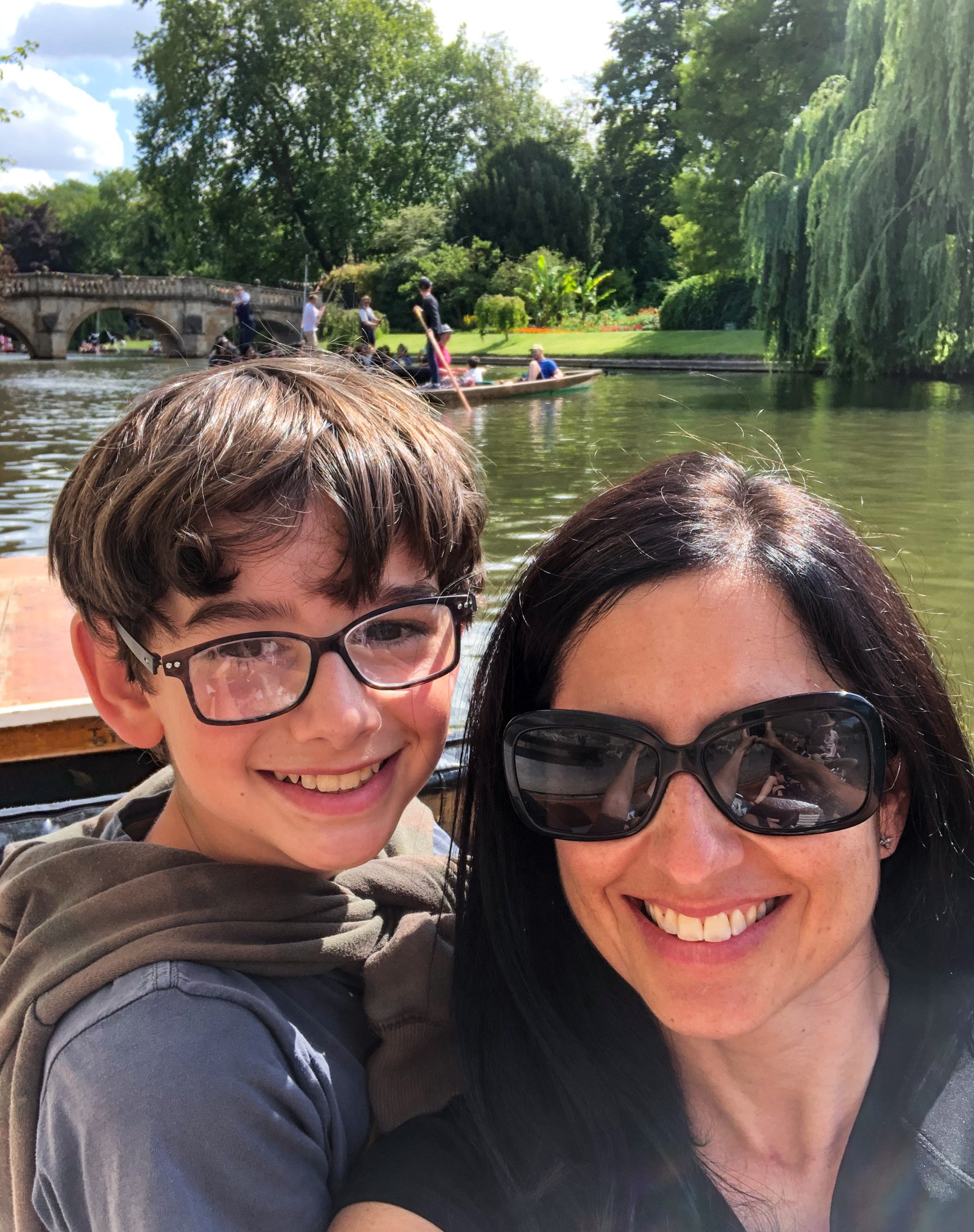 Hilary & Elliot on The River Cam Cambridge England united kingdom ...